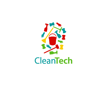 CleanTech - Logo Designs By geniusflow