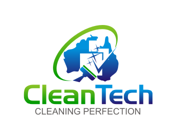 CleanTech - Logo Designs By rif