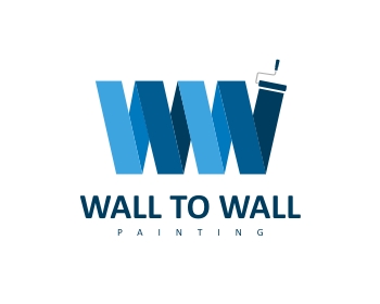 wall-to-wall-painting - Logo Designs By heru
