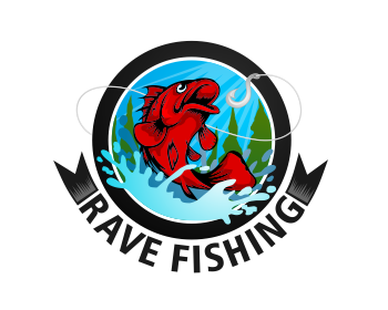 Rave Fishing - Logo Designs By masjacky
