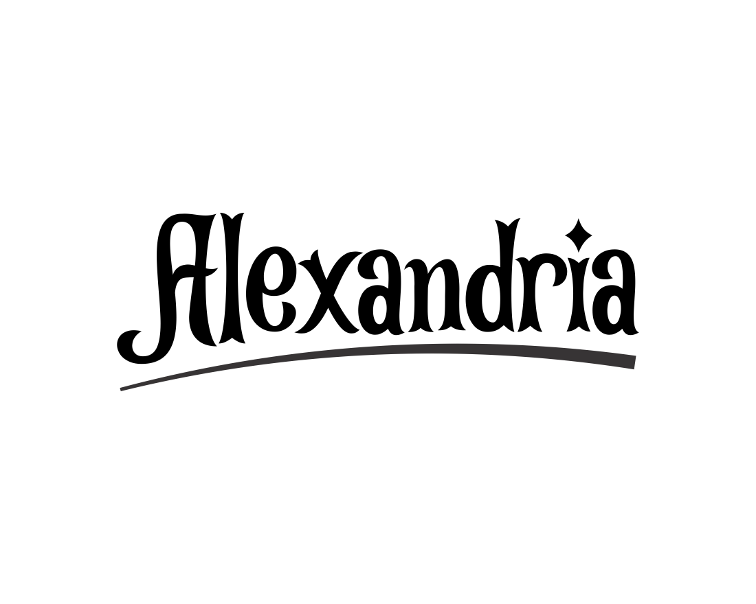 Alexandria - Logo Designs By anera