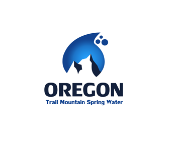 oregon-trail-mountain-spring-water - Logo Designs By adrianus