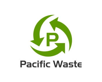 Pacific Waste - Logo Designs By jesicastudio