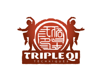 triple-qi-techniques - Logo Designs By Logomaniac