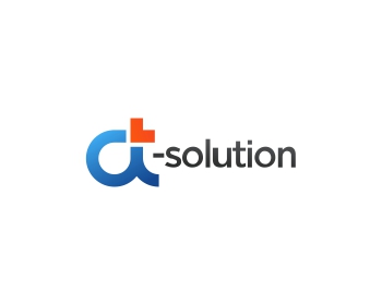 AT- SOLUTION - Logo Designs By X_Zhire