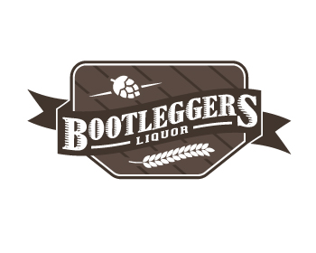 bootleggers-liquor - Logo Designs By InertiaDesign