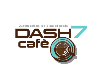 Dash 7 Café - Logo Designs By RetroMetro_Steve