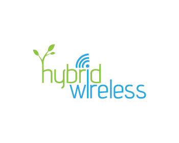 hybrid-wireless - Logo Designs By plopol01