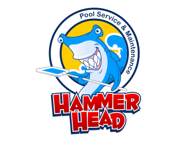 Hammerhead Pool Service & Maintenance - Logo Designs By Erwin72