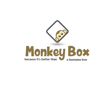 monkey-box - Logo Designs By zainvoe