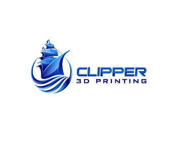 clipper-3d-printing - Logo Designs By Immo0