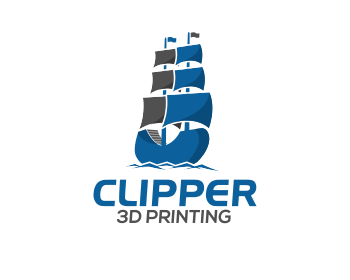 Clipper 3D Printing - Logo Designs By PMLogos