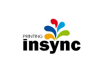 insync-printing - Logo Designs By mardemarmara