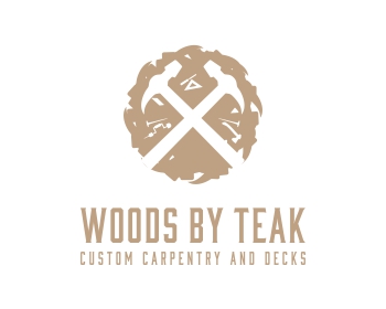 Woods by Teak - Logo Designs By mango
