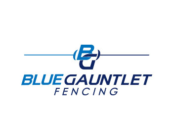 Blue Gauntlet Fencing - Logo Designs By jctoledo