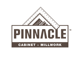 Pinnacle Cabinet & Millwork - Logo Designs By RetroMetro_Steve