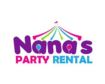 Nana's Party Rental - Logo Designs By jctoledo