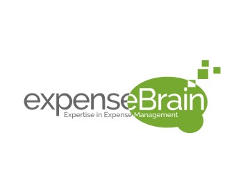 expenseBrain - Logo Designs By sengkuni08