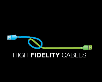 high-fidelity-cables - Logo Designs By mokagrafica