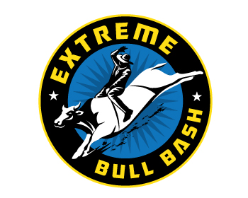 extreme-bull-bash - Logo Designs By panther