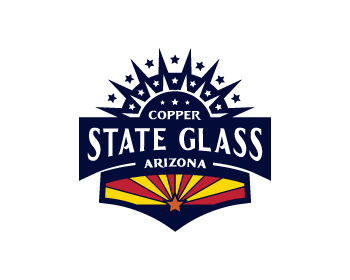 copper-state-glass - Logo Designs By d4w